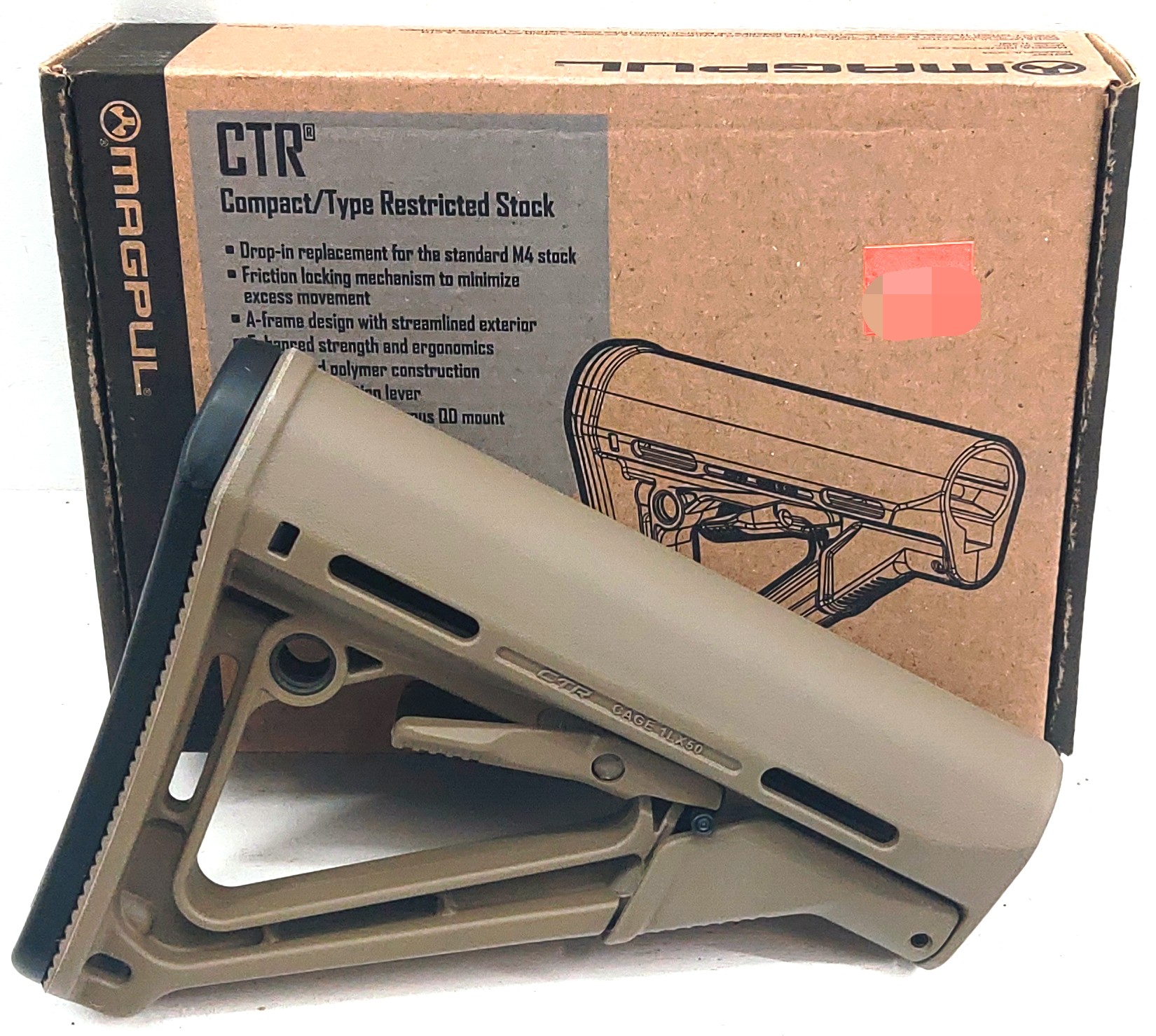 Magpul - CTR Carbine Stock Mil-Spec FDE - Nova Tactical