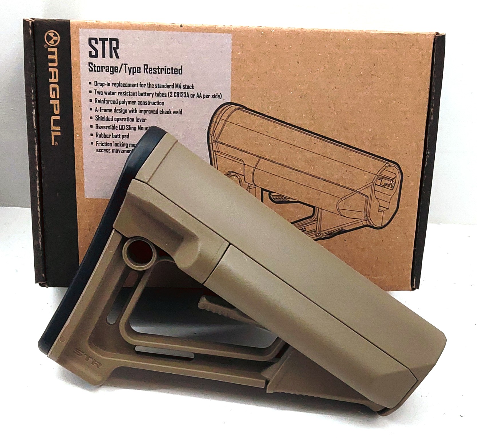 Magpul - STR Carbine Stock MIL-SPEC FDE - Nova Tactical