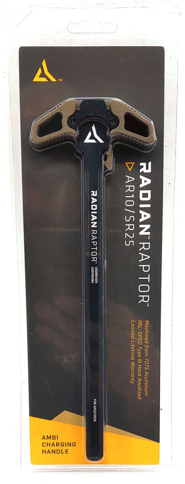 RADIAN – RAPTOR CHARGING HANDLE AR10/SR25 FDE - Nova Tactical